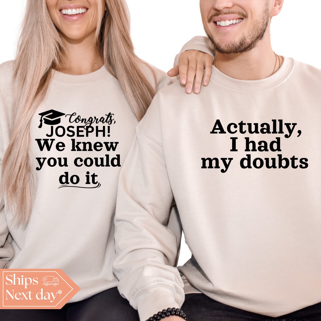 Custom Graduation Sweatshirt Matching Graduation Hoodie Matching Mom ...