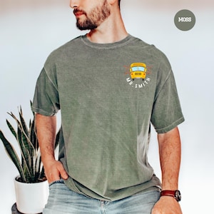 Custom School Bus T-shirt - Custom Transportation Shirt - Back to ...