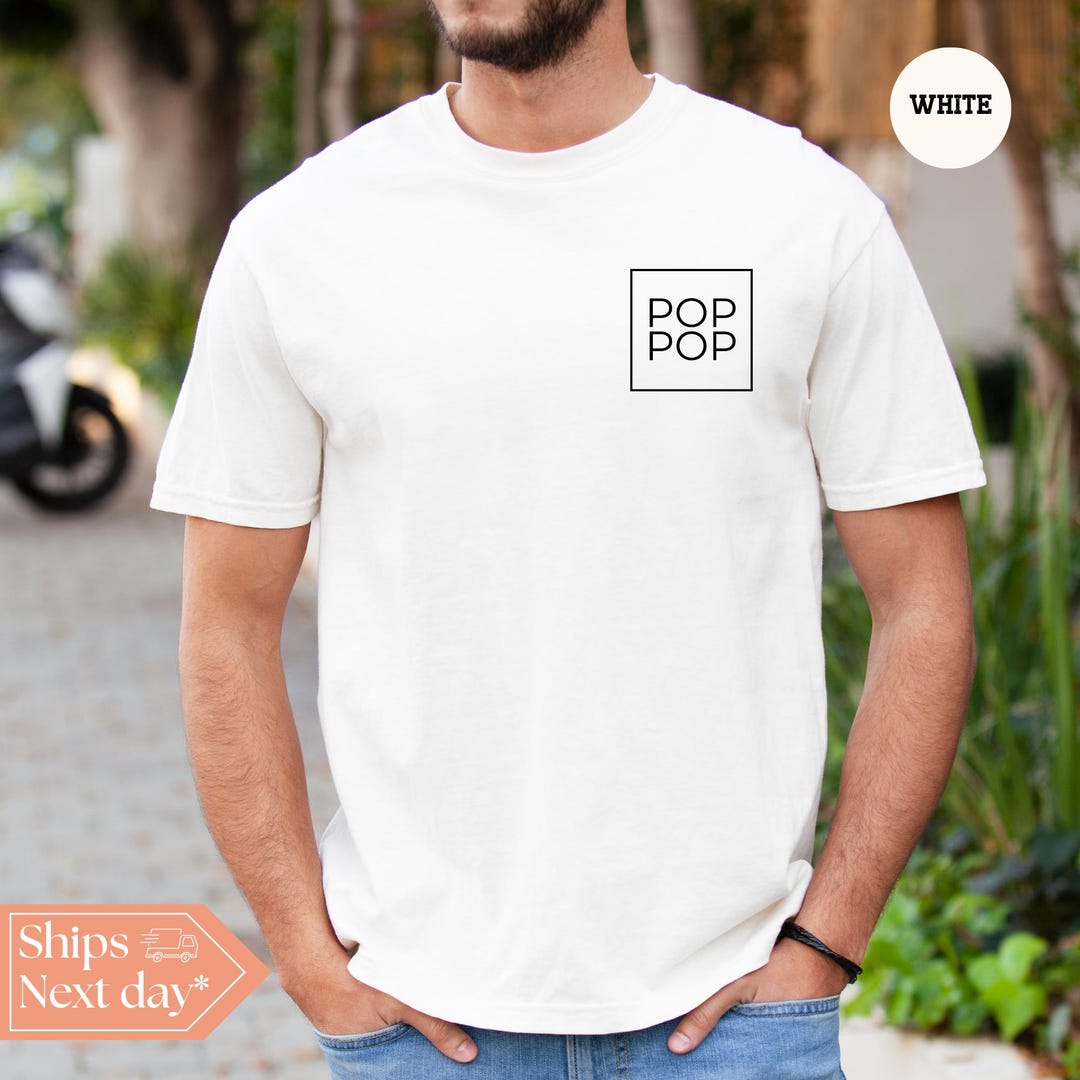 Pop Pop T-shirt - Pop Pop Shirt - Grandpa Gift - Pregnancy Announcement ...