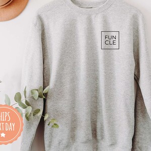 Funcle Sweatshirt Funcle Hoodie Gift for Uncle Gift for Brother Best ...