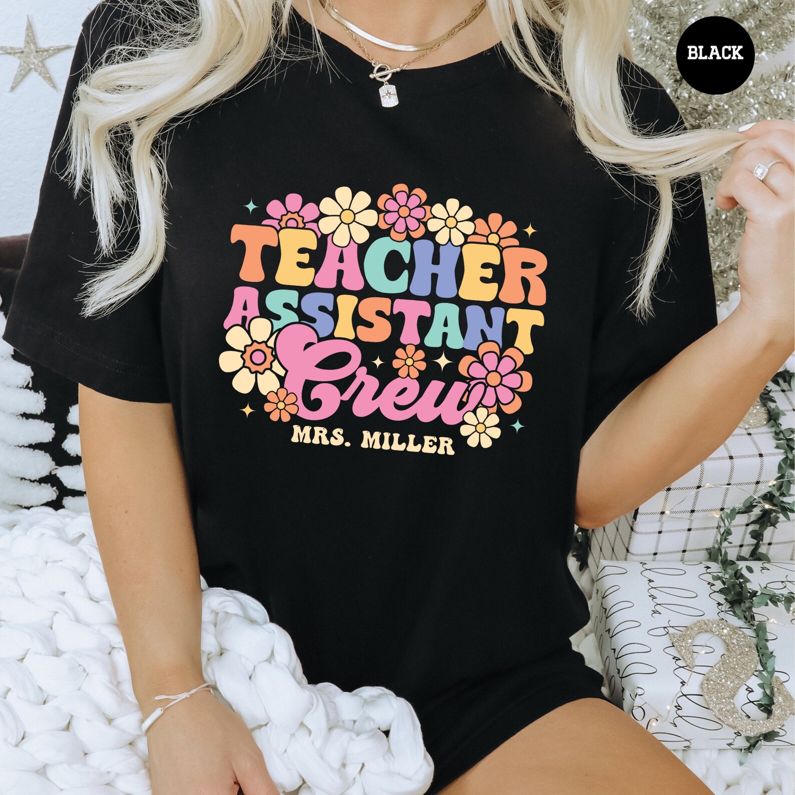 Custom Teacher Assistant T-shirt - Custom Teacher Assistant Shirt ...