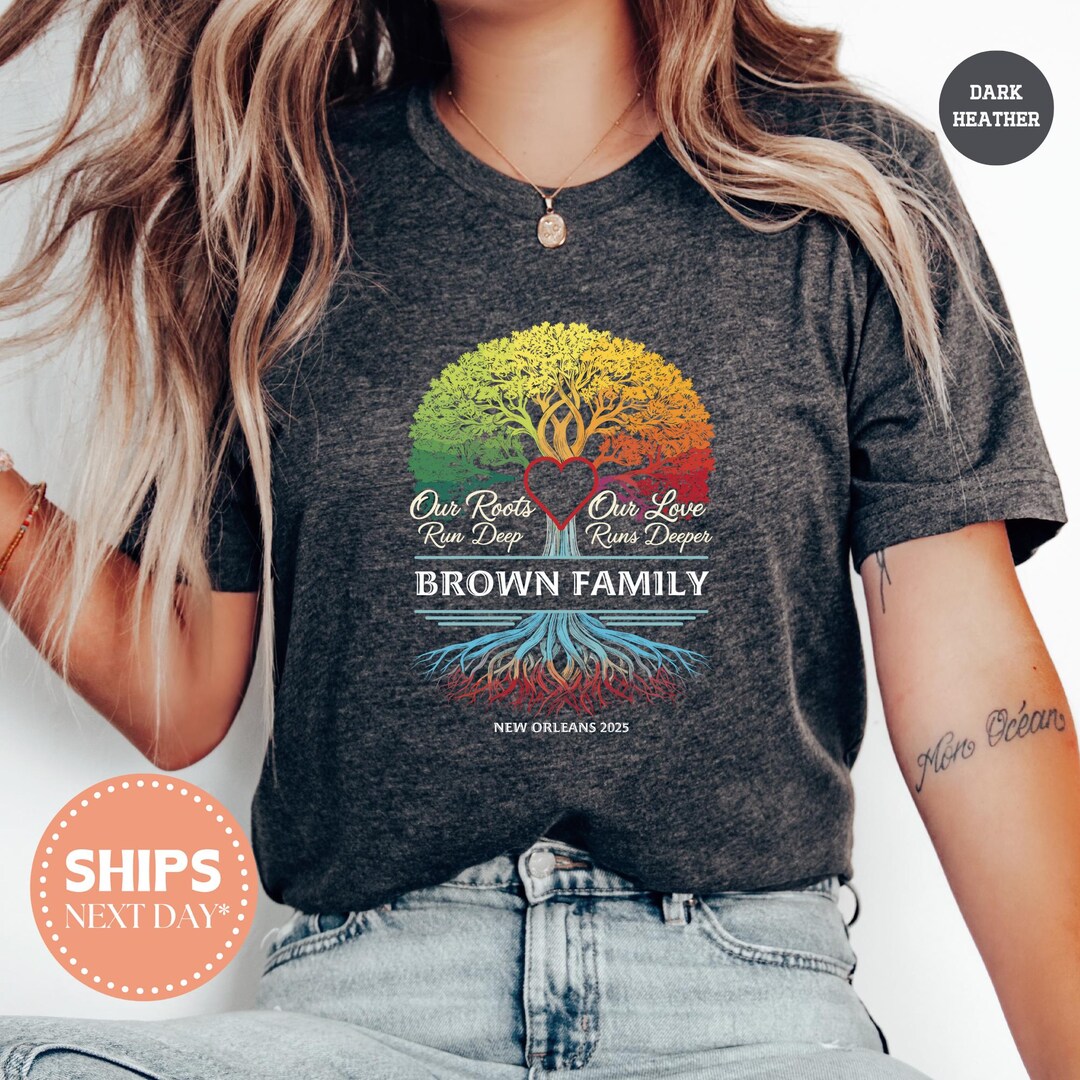 Custom Family Tree T-shirt - Custom Family Reunion Shirt - Family Tree ...