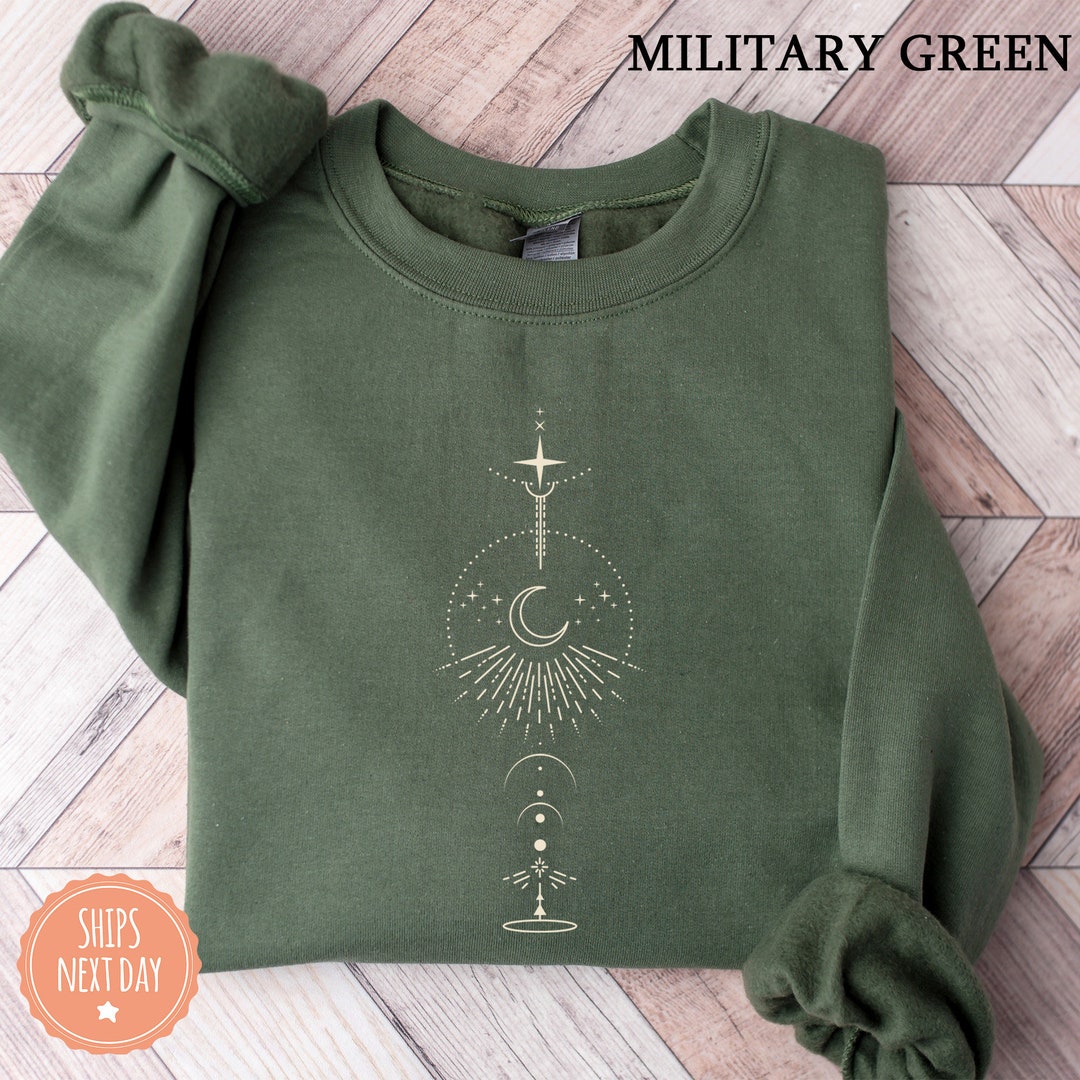 Celestial Sweatshirt - Celestial Hoodie - Astrology Crewneck - Mystical ...