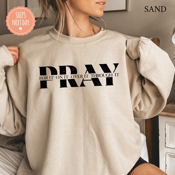 Pray Sweatshirt - Etsy