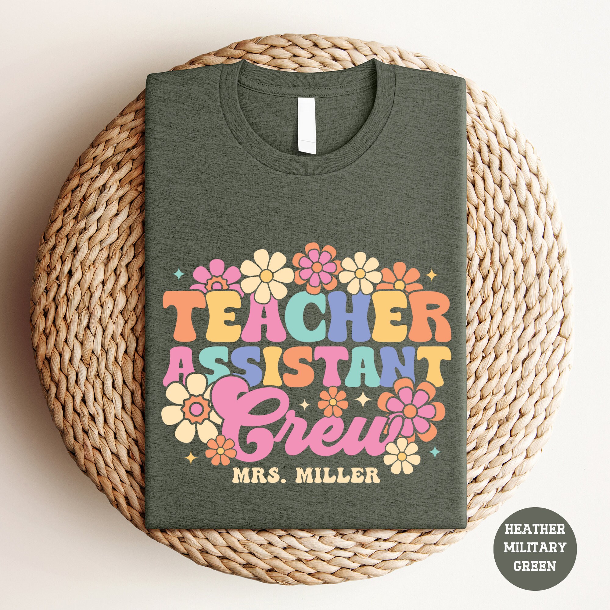 Custom Teacher Assistant T-shirt - Custom Teacher Assistant Shirt ...
