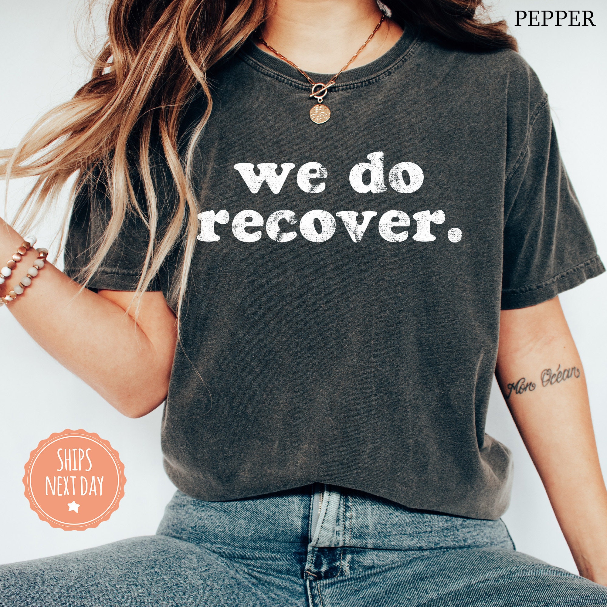 We Do Recover T-shirt - Recovery Shirt - Sober Shirt - Sobriety Tee ...