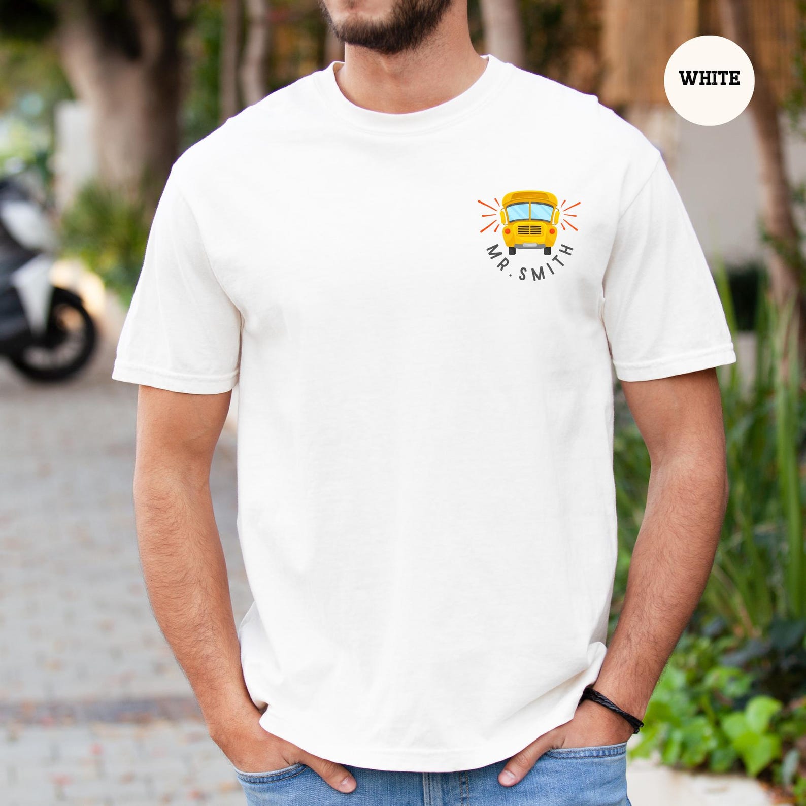 Custom School Bus T-shirt - Custom Transportation Shirt - Back to ...