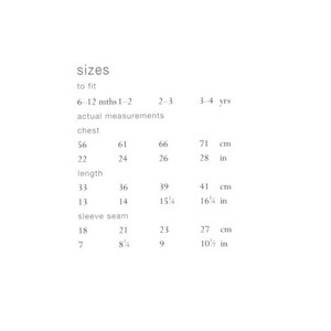 Babies/children's Jumper - Knitting Pattern - PDF Download - Etsy