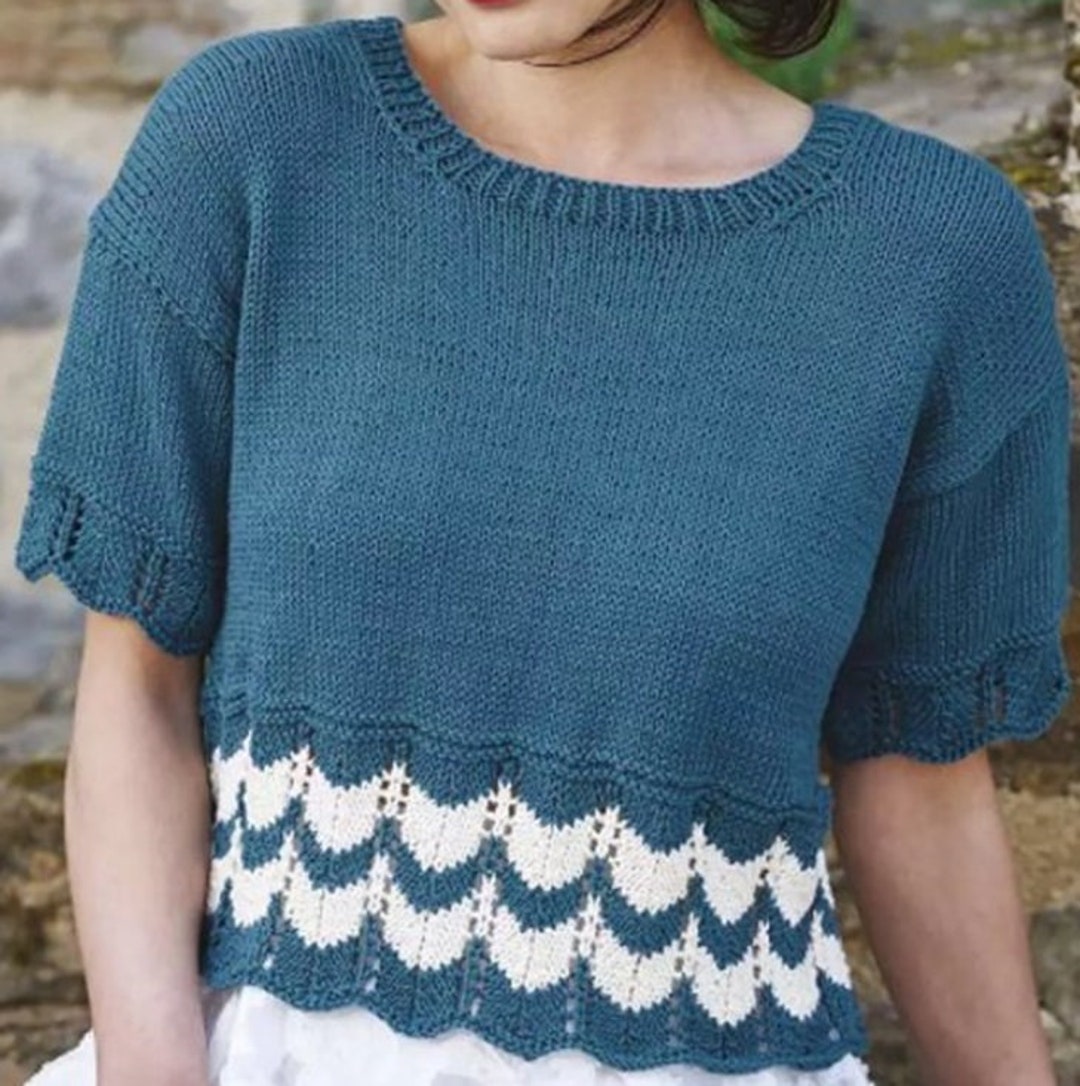 Ladies Jumper Knitting Pattern PDF Download - Etsy