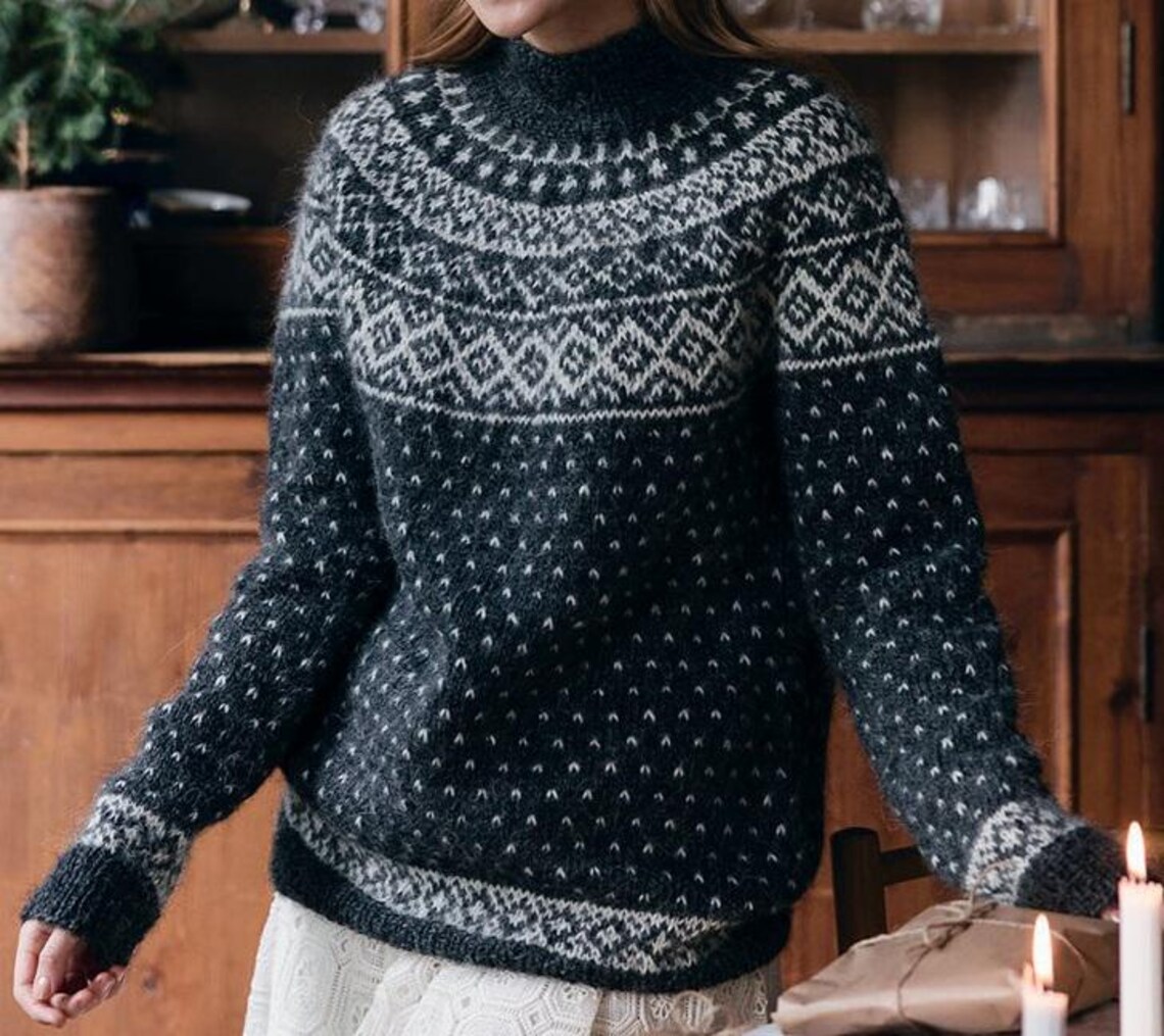 Ladies Jumper Knitting Pattern PDF Download - Etsy