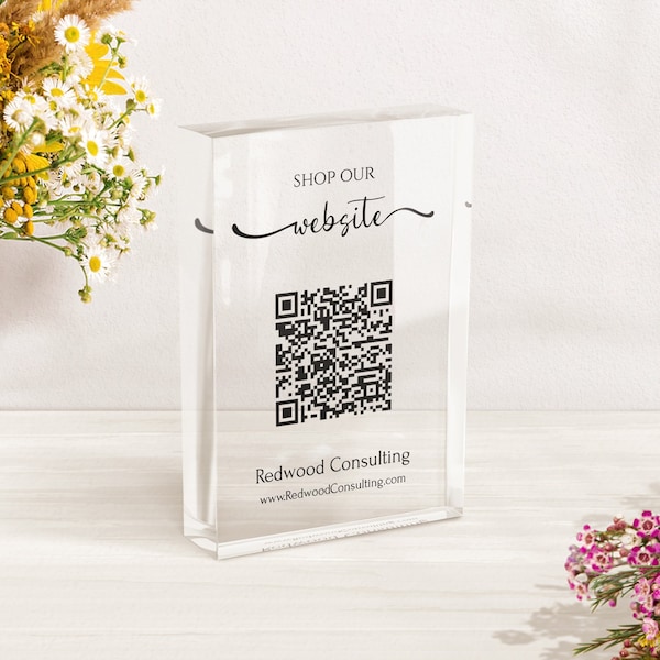 Qr Codes Sign for Business - Etsy