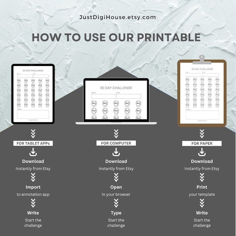 Quit Smoking Challenge: 30, 60, and 90 Day Printables | Quit Smoking ...