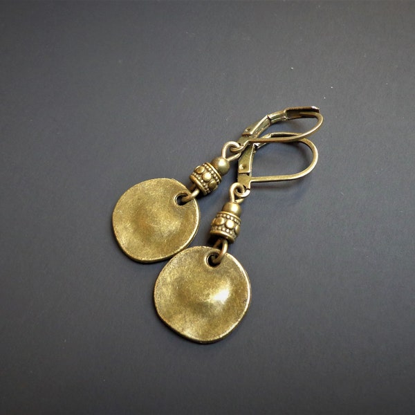 Rustic Earrings - Etsy