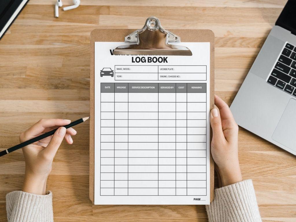 Printable Vehicle Maintenance Log Book | Car, Truck, Motorcycle (PDF ...