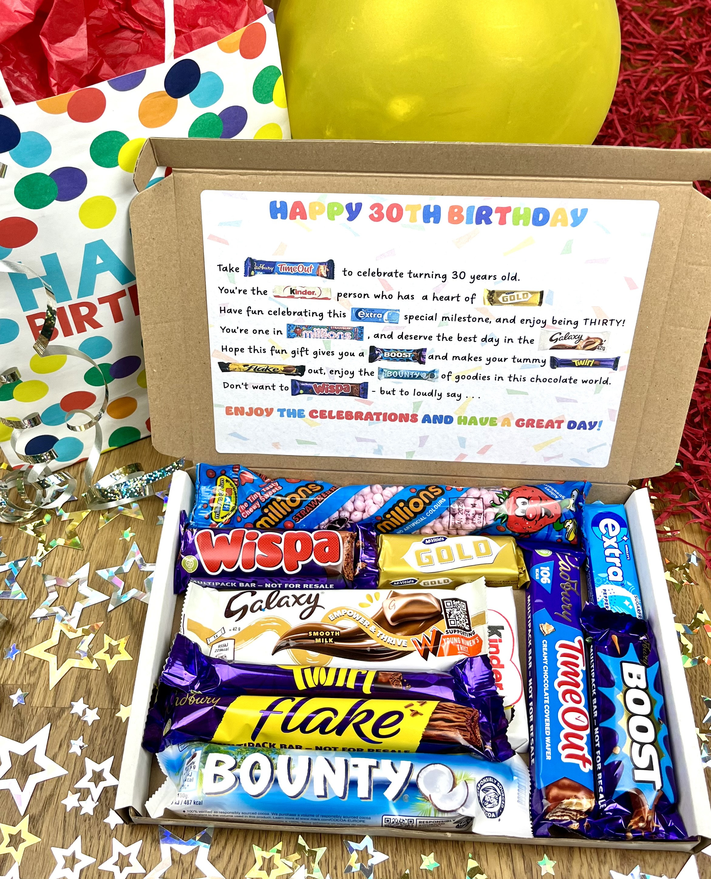 40th Birthday Candy Poem