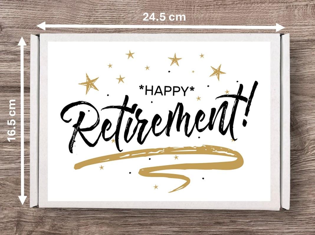 Retirement Chocolate Treat Box With Fun Poem - Letterbox Gift ...