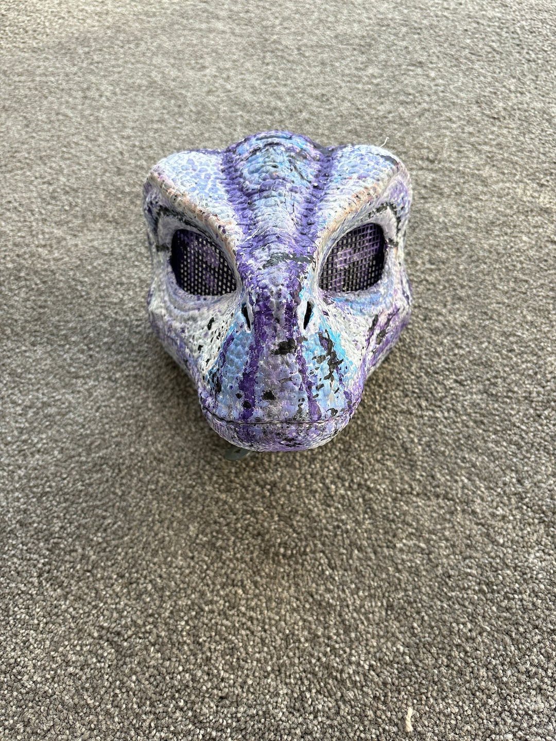 Dino Raptor Mask Handpainted - Etsy