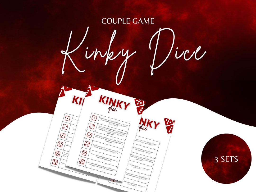 Sex Game Printable, Adult Sex Game, Kinky Game for Couples, Noughty Dice, Forplay Game, Gift for ...