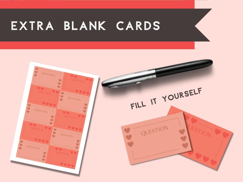 Printable 110 Couples Question Cards | Couple Game| Date Night Game ...