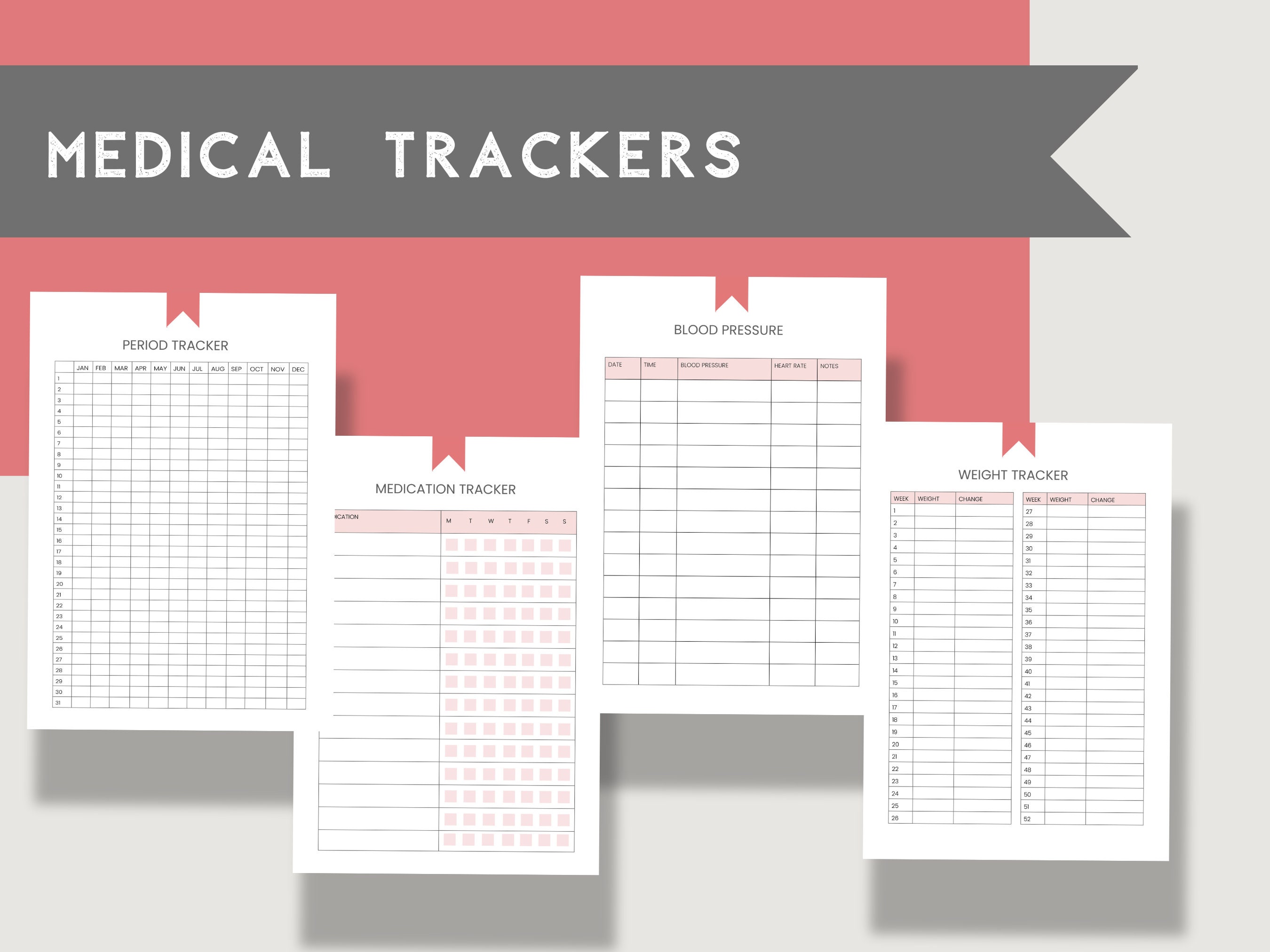 Printable Medical Health Care Planner, Medical Binder, Healthcare ...