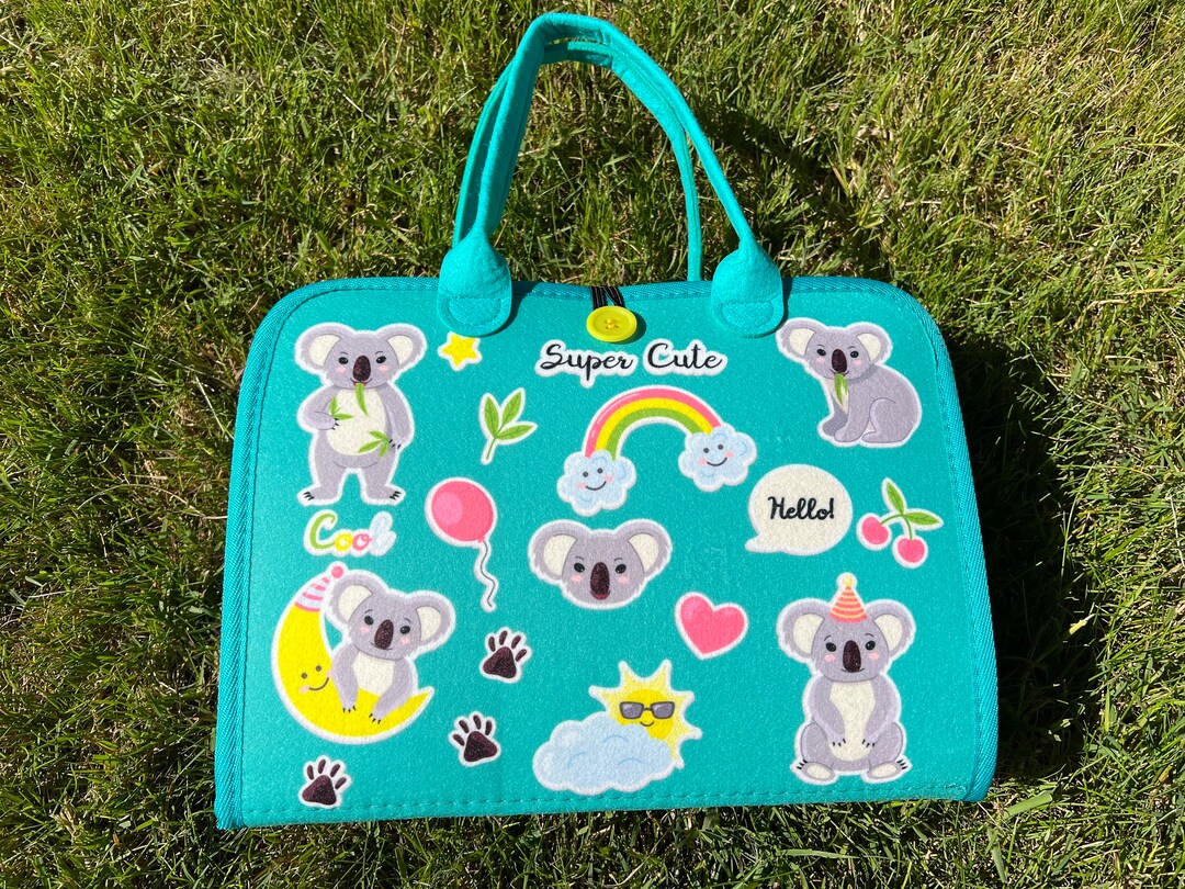 Koala Blue Cover Montessori Kid Preschool Busy Quiet Board - Complete ...
