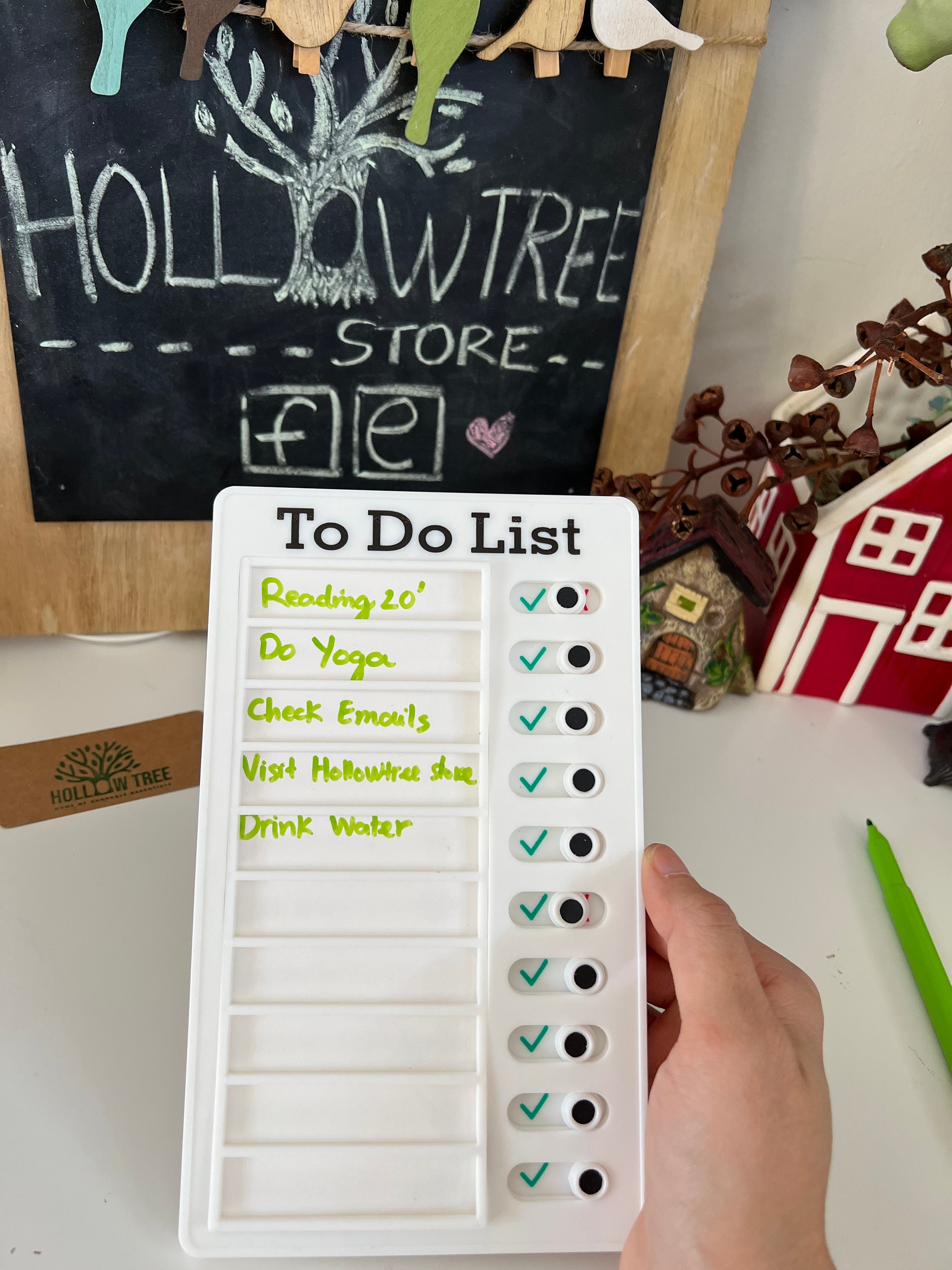 DIY Chores Chart Task List white Board Green Pink Pad - Etsy Australia