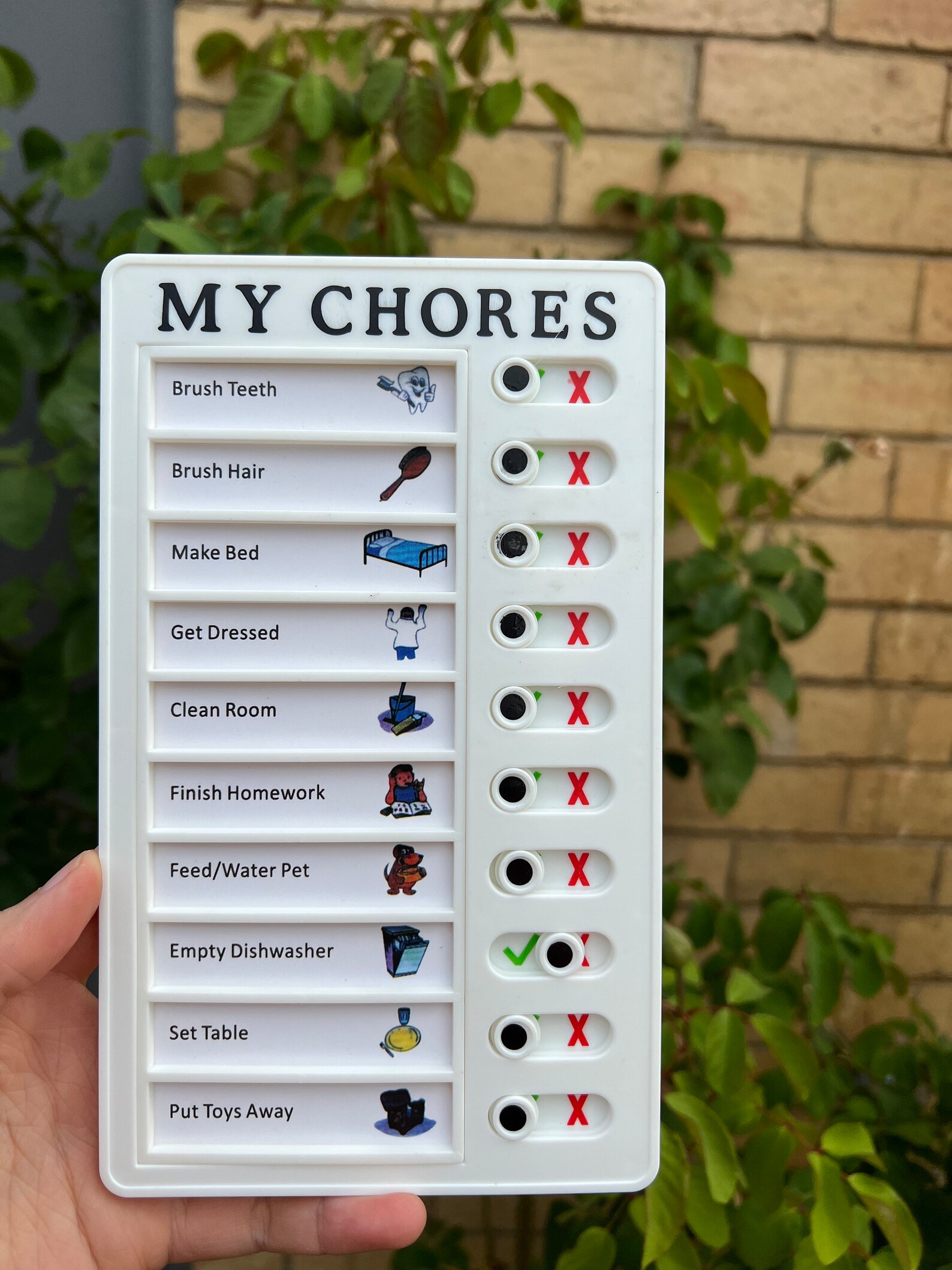DIY Chores Chart Task List white Board Green Pink Pad - Etsy Australia