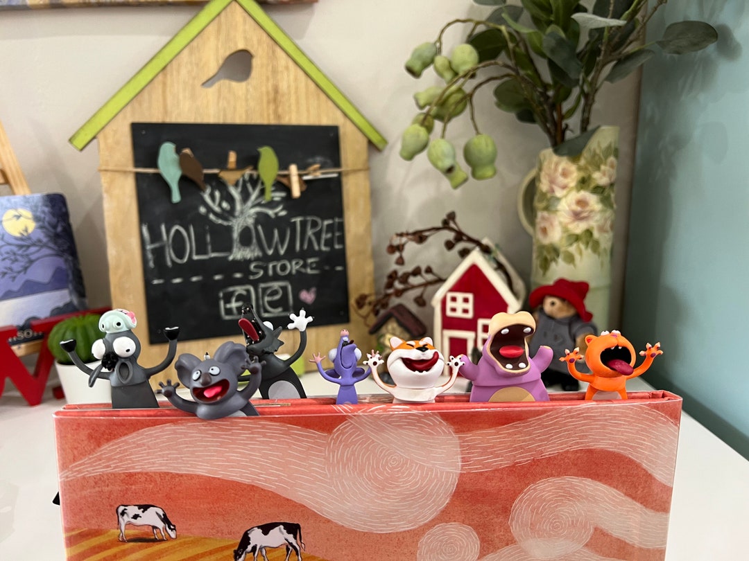 3D Cute Animal Bookmarks! Little Present for Bookworm Book Lovers ...