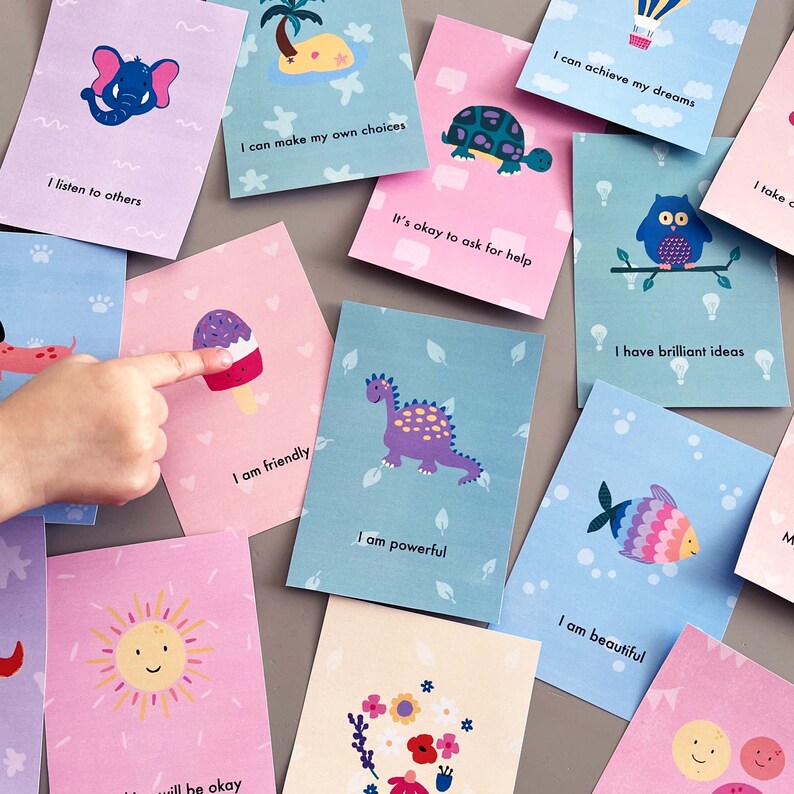 32 Kids Affirmation Cards Printable, Daily Affirmations, Positivity ...