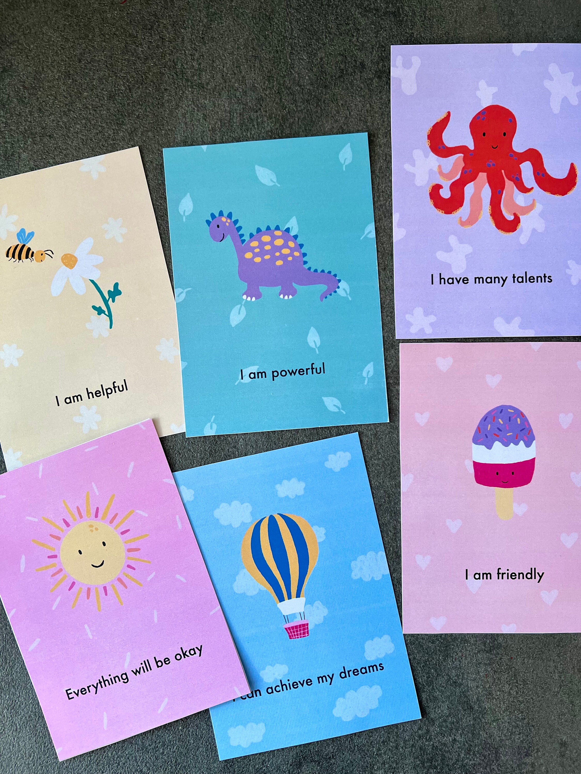 32 Kids Affirmation Cards Printable, Daily Affirmations, Positivity ...