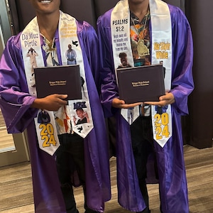 Graduation Stole; Custom Stole; Graduation; Stole; Class of 2025; High ...