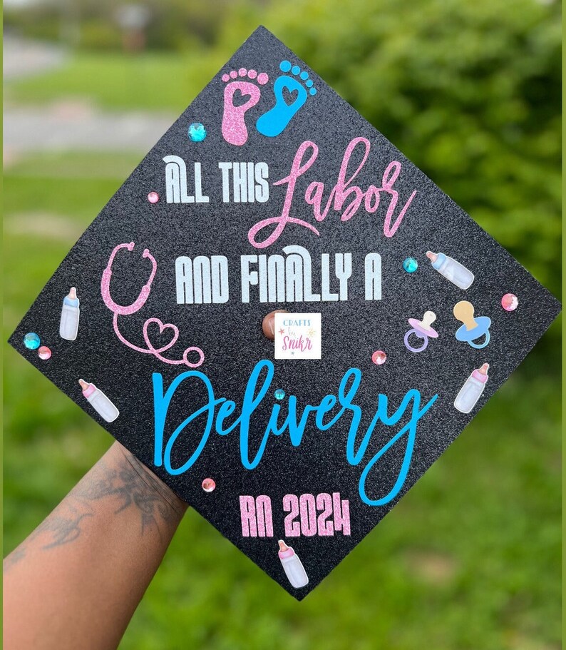 Customizable Graduation Cap Topper; Graduation; Floral Cap Topper ...