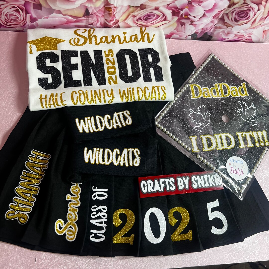 Senior Pleated Skirt Set; Graduation Outfit; Pleated Skirt Set ...