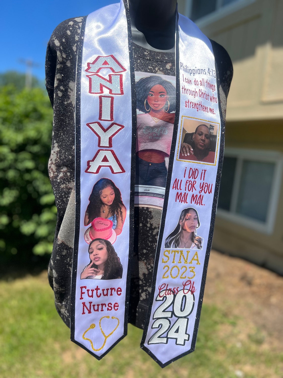 Graduation Stole Custom Stole Graduation Stole Class of 2024 High ...