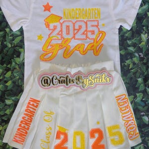 Custom Graduation Set; Princess Graduation Outfit; Pleated Skirt Set ...