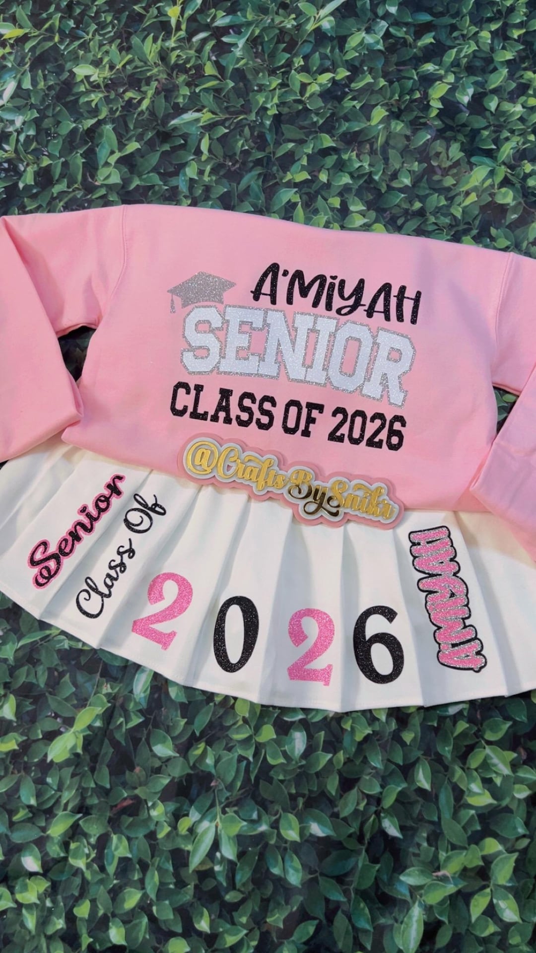 Senior Pleated Skirt Set; Graduation Outfit; Pleated Skirt Set ...