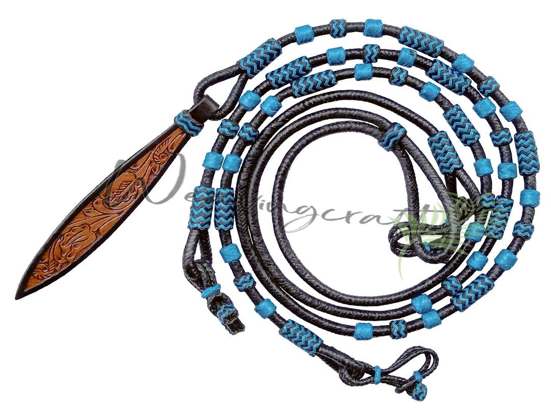 Weavingcraft Rawhide Braided Rope / Multi Colour Knots Raw Hide Leather ...