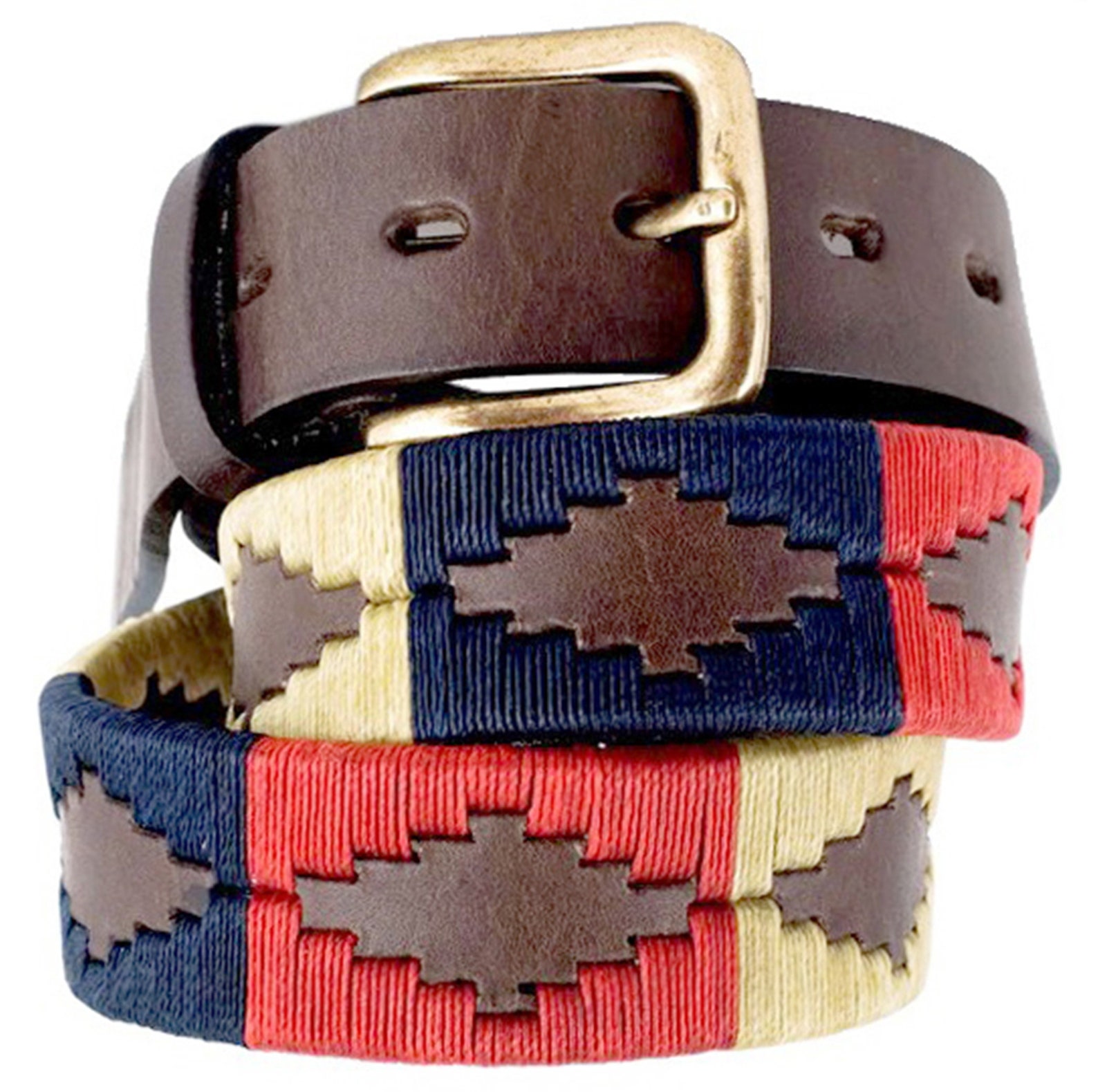 Hand Woven Argentine Polo Belt: Unisex Leather Fashion Belt - Etsy