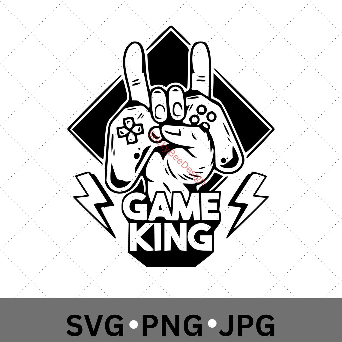 Game King Svg, Gamer Svg, Playstation Svg, Controller Svg, Gaming Svg ...
