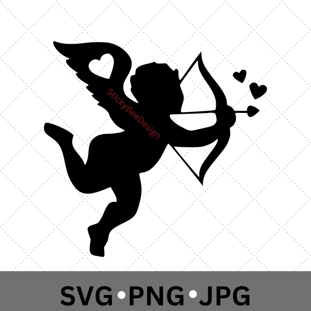 Cupid SVG, Heart Svg, Love Svg, Valentine's Day Svg, Cricut Files ...