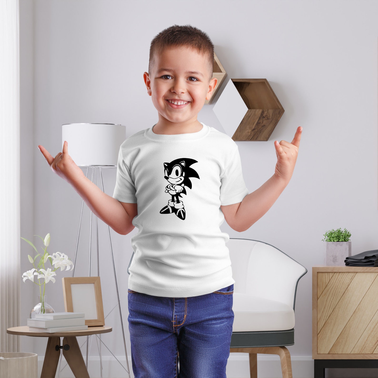 Iron on Decal, Sonic, Iron on Transfer, T-shirt, HTV, DIY Decal - Etsy