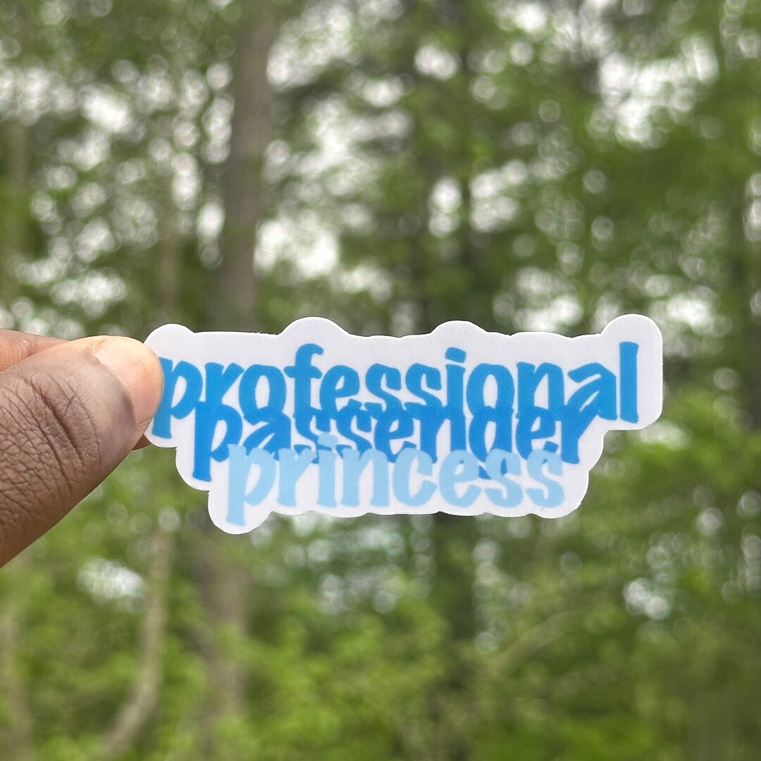 Professional Passenger Princess Sticker for Car Sticker for Water ...