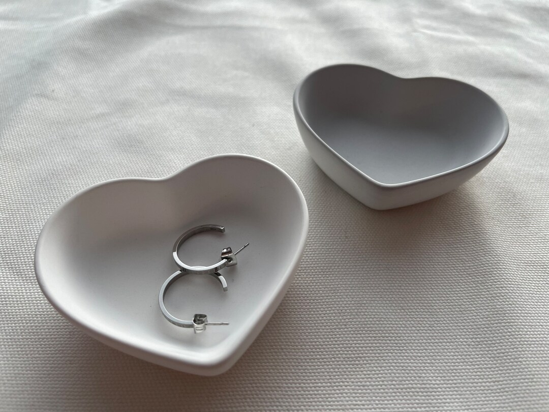 Heart Bowl Bowl Ring Shell Jewelry Bowl Jewelry Shelf - Etsy