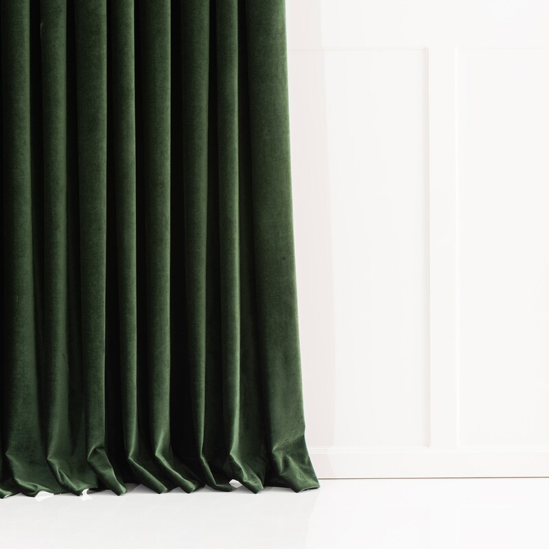 Velvet Curtain - Etsy