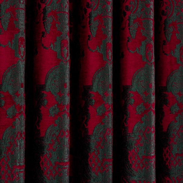 Damask Curtains - Etsy