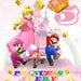 Mario Princess Peach Invitation, Mario Birthday Invitation for Girl ...