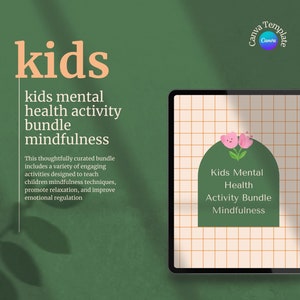 Kids Mental Health Activity Bundle Mindfullness - Etsy