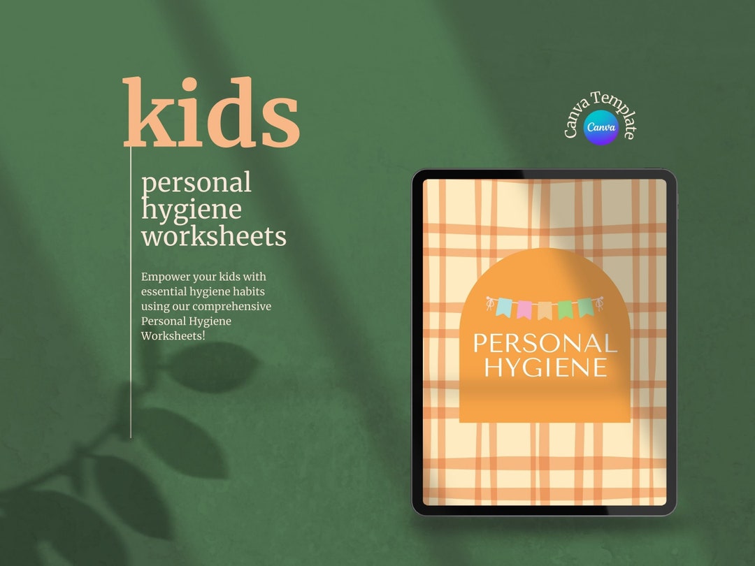 Personal Hygiene Worksheets Done for You - Etsy