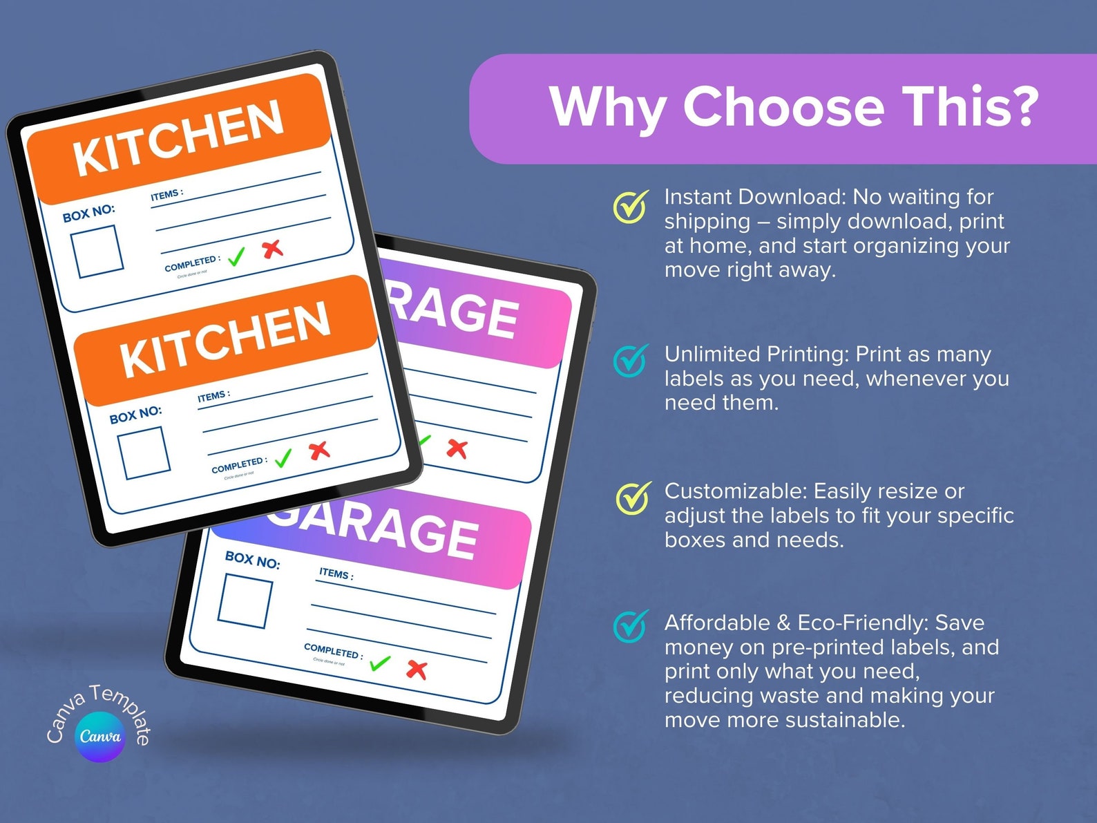 Ultimate Moving Box Labels - Digital Sticker Set - Etsy