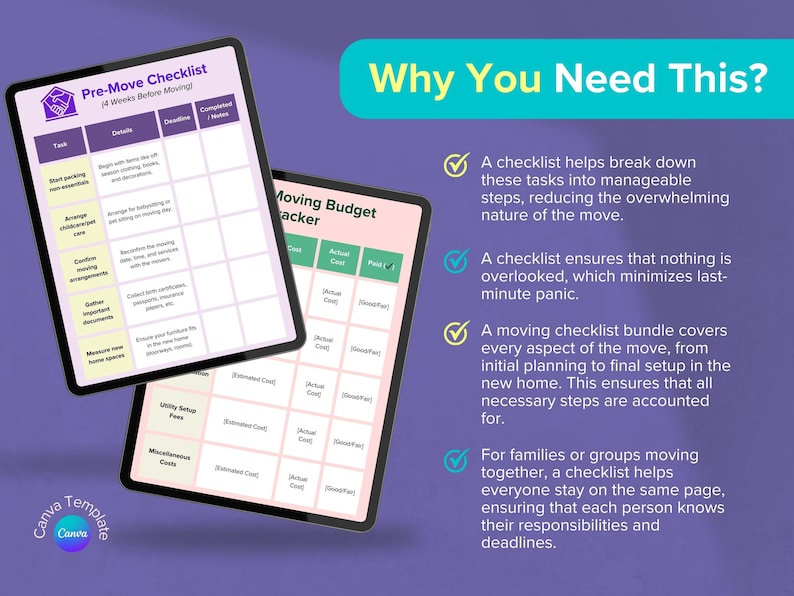 Moving Made Easy: the Ultimate Checklist Bundle - Etsy